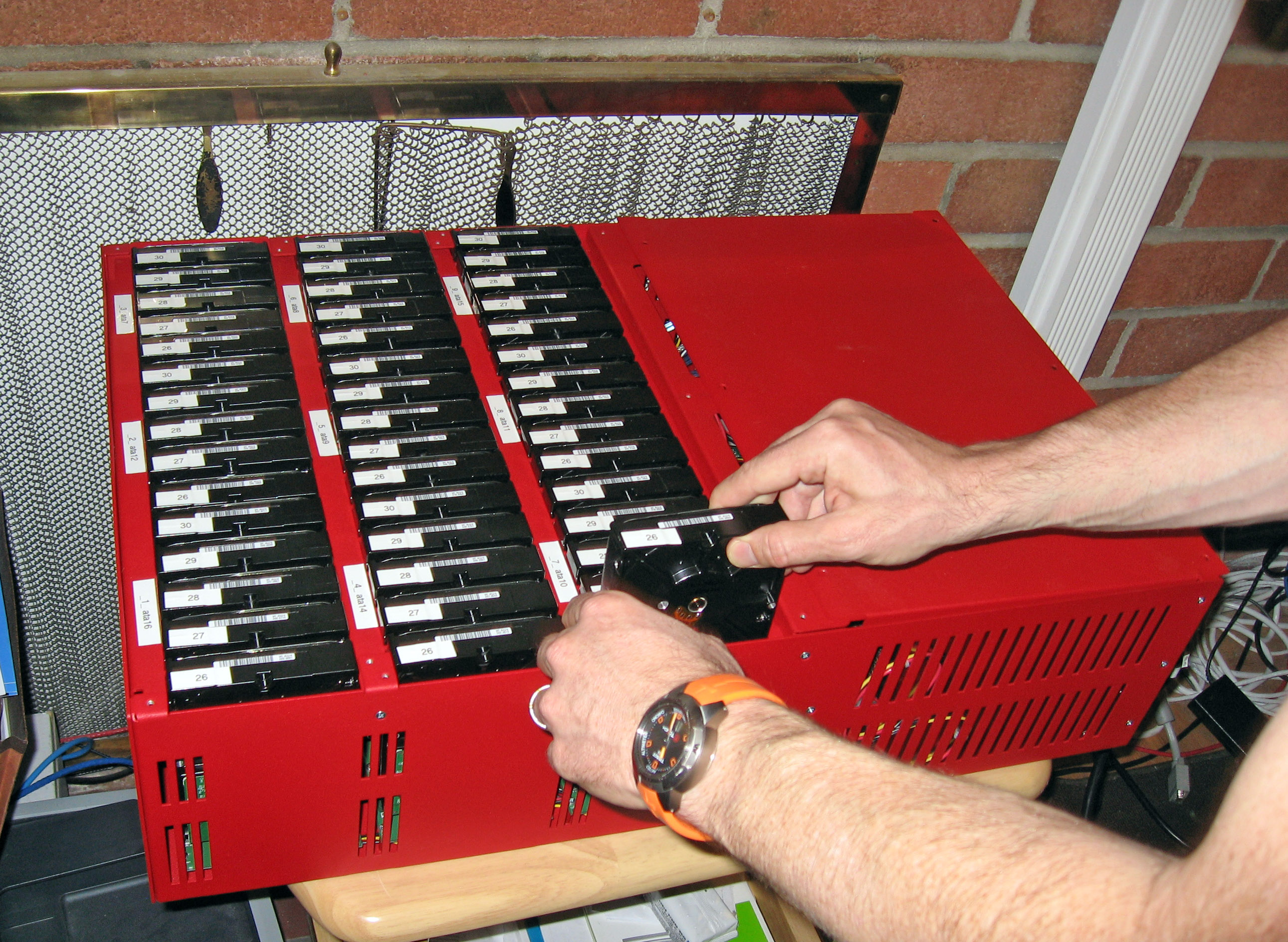 Backblaze 45 Terabyte Custom Storage Pods